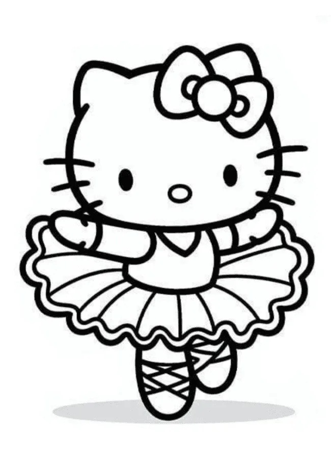 Desenho De Quimono Da Hello Kitty Para Colorir Hello Kitty Free